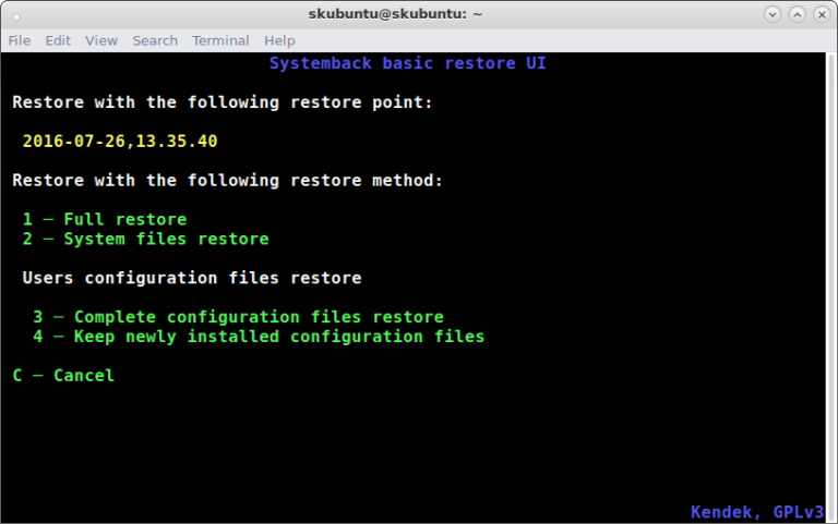 Restore Ubuntu To Previous State Using Systemback - OSTechNix
