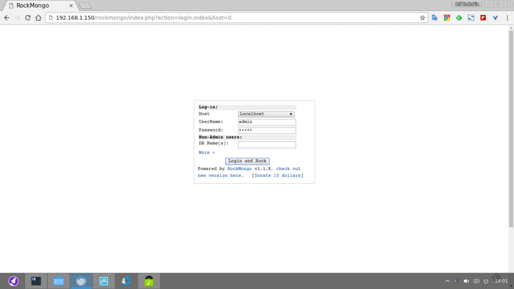 RockMongo - A Graphical MongoDB administration tool - OSTechNix