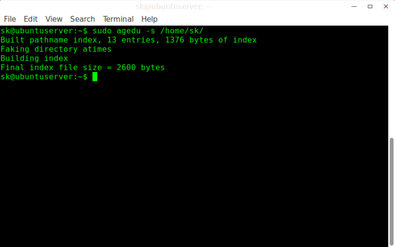 Agedu - Find Out Wasted Disk Space In Linux - OSTechNix