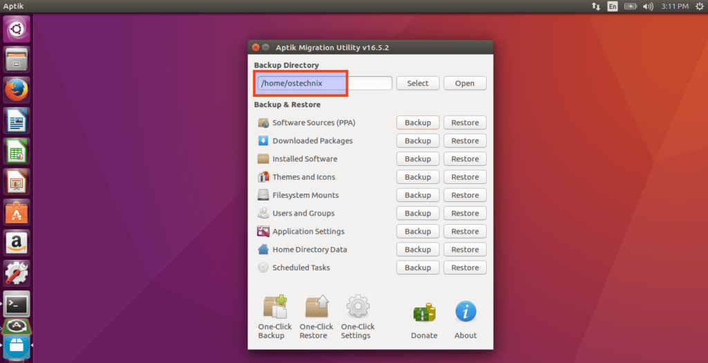 Migrate System Settings And Data From An Old System To A Newly Installed Ubuntu