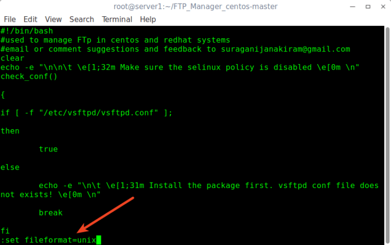 FTP_Manager : A Script To Install And Manage FTP Server In CentOS