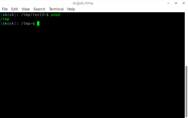 Use Pushd, Popd And Dirs Commands For Faster CLI Navigation In Linux - OSTechNix