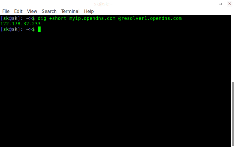 Find Out Public Ip Address From Command Line On Linux Ostechnix