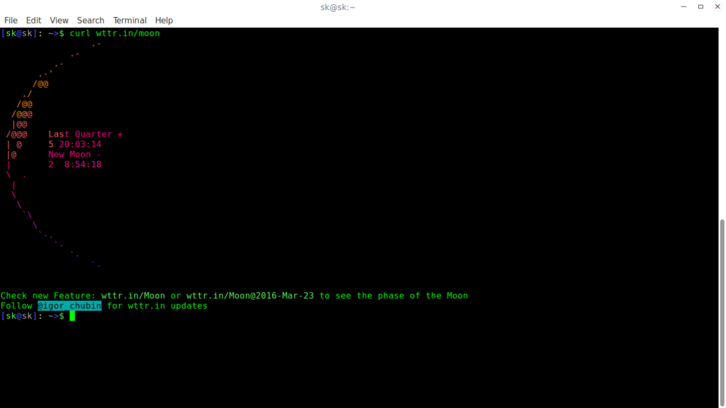 How To Check Weather Details From Command Line In Linux - OSTechNix