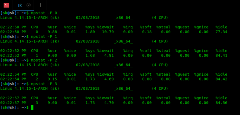 How To Display CPU Usage From Commandline - OSTechNix