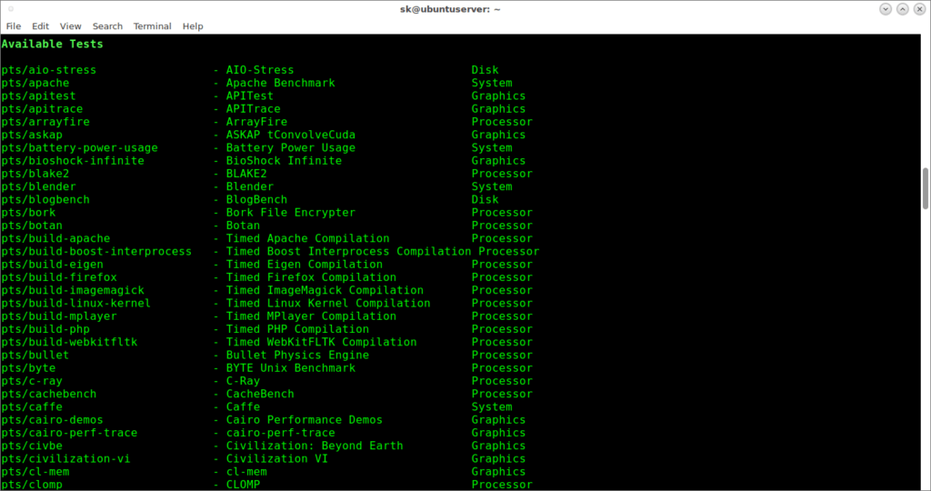 Phoronix Test Suite - An Open Source Testing And Benchmarking Tool