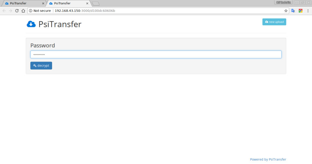 PSiTransfer - A Simple Open Source Self-hosted File Sharing Solution