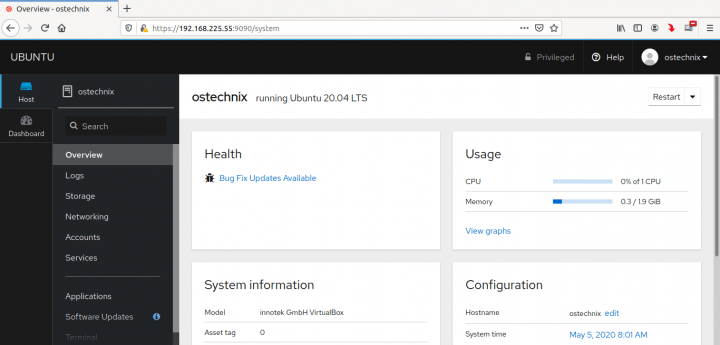 Monitor And Administer Linux Servers Using Cockpit - OSTechNix