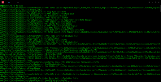 How To Find All Installed Fonts From Commandline In Linux Ostechnix