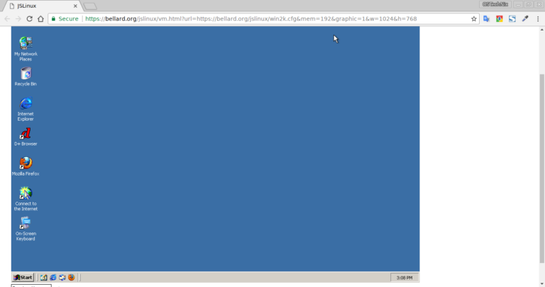 Run Linux And Other Operating Systems In Browser With Jslinux