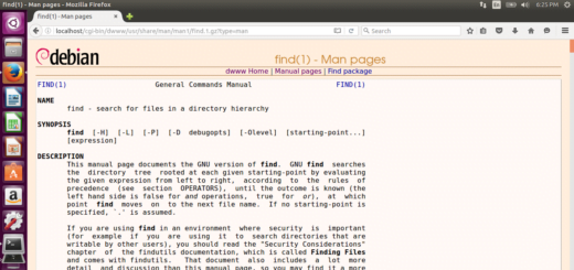 Dwww - View Complete Debian Documentation Offline Via Web Browser
