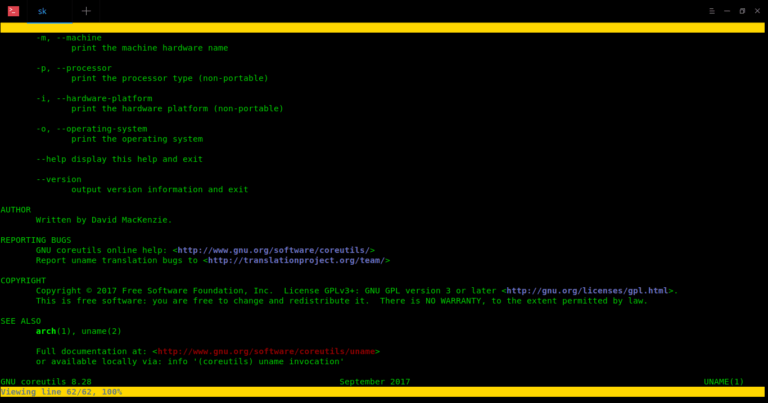 Read Info And Man Pages In Color Using Pinfo - OSTechNix