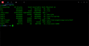 The df Command Examples - OSTechNix