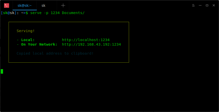 How To Instantly Setup Static File Server In Linux - OSTechNix