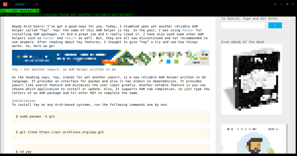 Browsh - A Modern Text Browser That Supports Graphics And Video