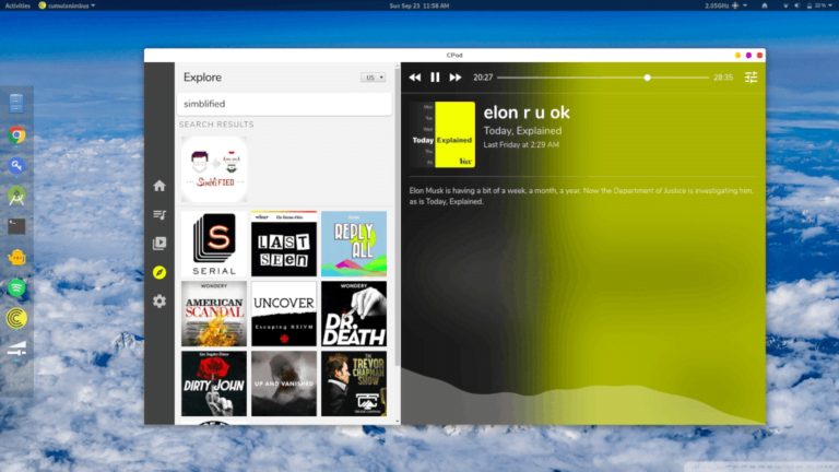 CPod - A Simple, Beautiful And Cross-platform Podcast App - OSTechNix