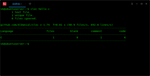 How To Count the Lines of Source Code using Cloc - OSTechNix