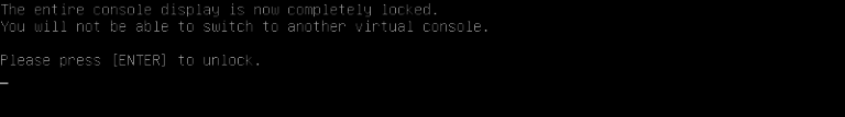 How To Lock Virtual Console Sessions On Linux - OSTechNix