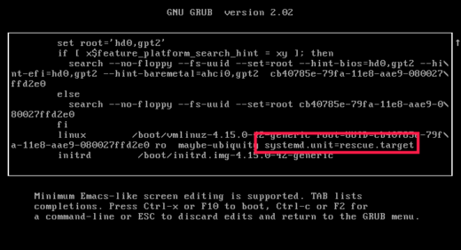 Boot Into Rescue Mode Or Emergency Mode In Ubuntu - OSTechNix