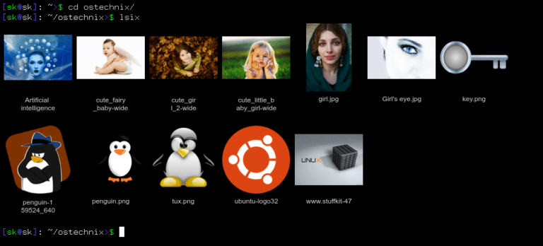 How To Display Thumbnail Images In Terminal - OSTechNix