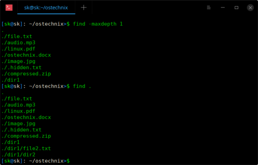List Directory Contents Without Using ls Command - OSTechNix