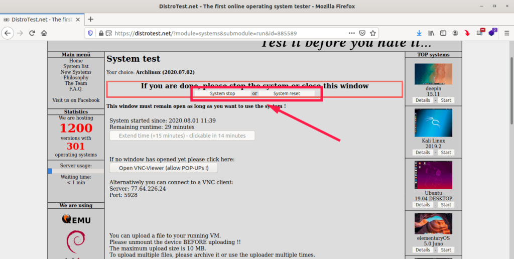 Test Linux And Unix Operating Systems online With Distrotest - OSTechNix