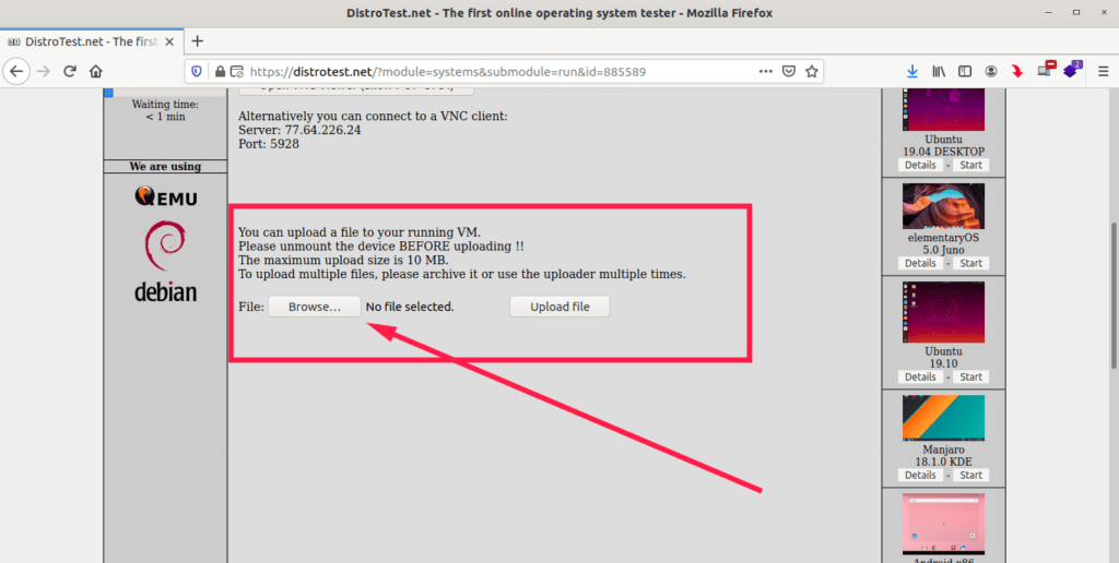 Test Linux And Unix Operating Systems online With Distrotest - OSTechNix