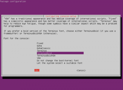 How To Change Linux Console Font Type And Size - OSTechNix