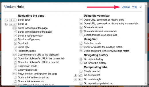 Vimium Helps You To Browse The Web With Vim Keybindings - OSTechNix