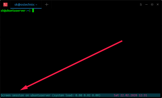 How To Check If You Are In Screen Session Or Not In Linux - OSTechNix