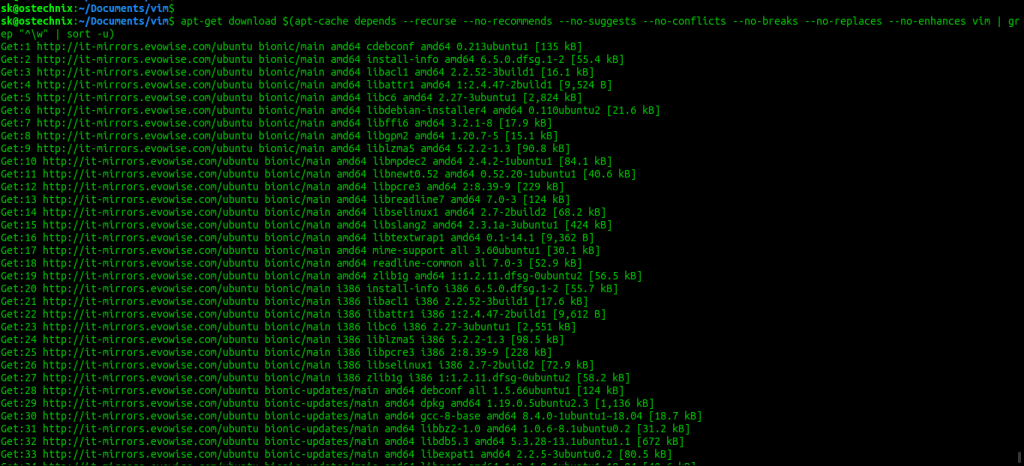 Download Recursive Dependencies Of A Package In Ubuntu - OSTechNix