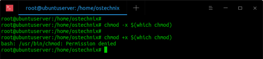 Restore Executable Permission To Chmod Command In Linux - OSTechNix