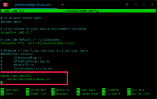 Disable SSH Password Authentication For Specific User Or Group