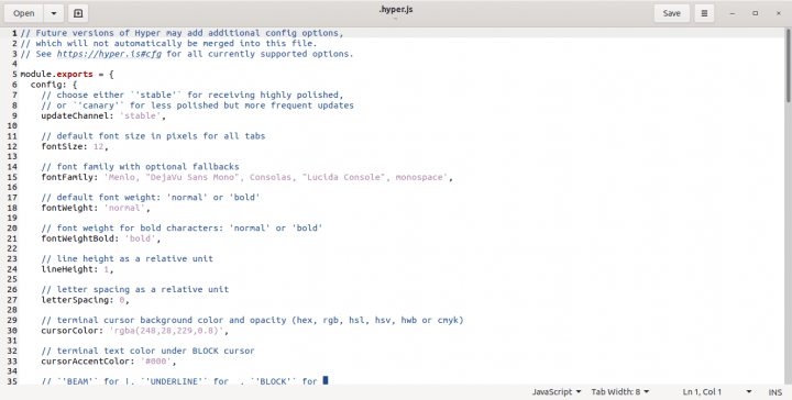 Hyper - A Beautiful Terminal Built With HTML, CSS And JavaScript