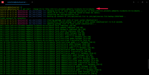 How To Find Best Ubuntu APT Repository Mirror - OSTechNix