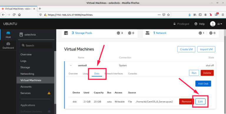 Create A KVM Virtual Machine Using Qcow2 Image In Linux - OSTechNix