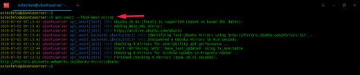 How To Find Best Ubuntu APT Repository Mirror - OSTechNix