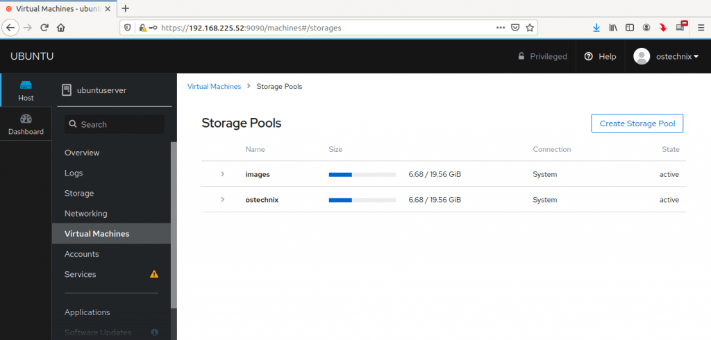 Manage KVM Virtual Machines Using Cockpit Web Console - OSTechNix