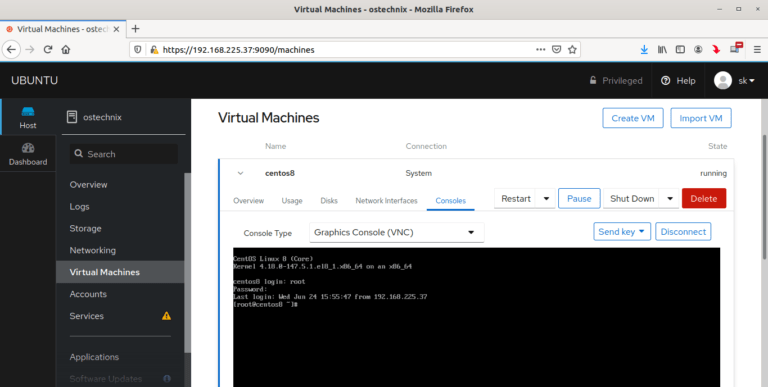 Create A KVM Virtual Machine Using Qcow2 Image In Linux - OSTechNix