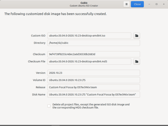 Create A Custom Ubuntu Live ISO Image With Cubic - OSTechNix