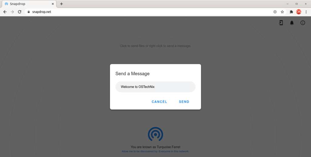 Share Files Between Multiple Devices Using Snapdrop Via Web Browser Ostechnix