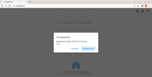 Share Files Between Multiple Devices Using Snapdrop Via Web Browser ...