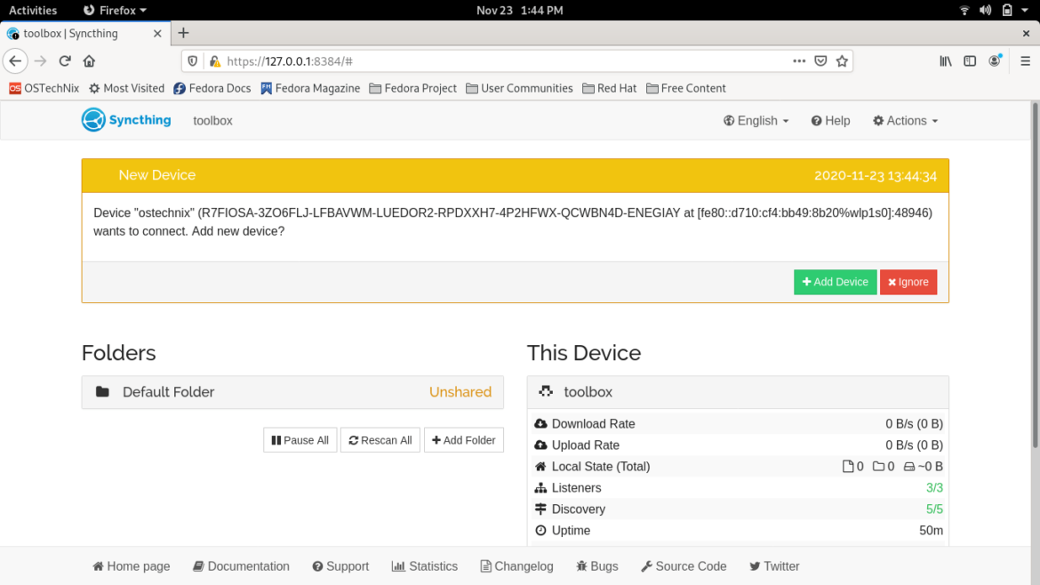 Synchronize Files Between Multiple Systems With Syncthing - OSTechNix