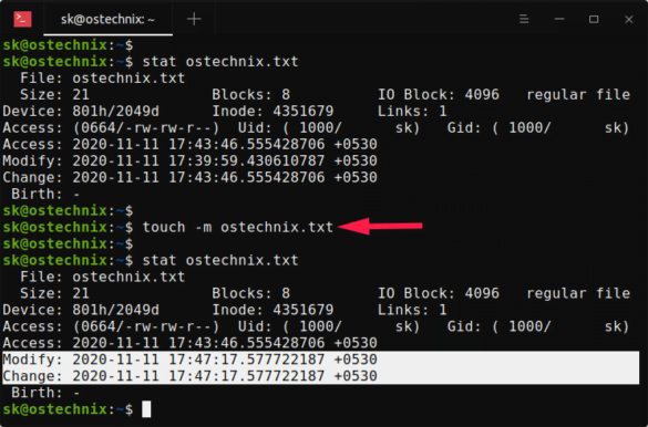 Linux File Timestamps Explained With Examples - OSTechNix