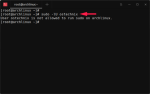 Add, Delete And Grant Sudo Privileges To Users In Arch Linux - OSTechNix