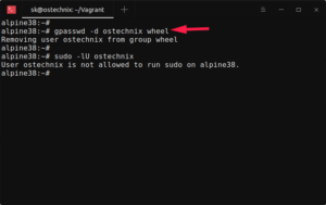 Add, Delete And Grant Sudo Privileges To Users In Alpine Linux - OSTechNix