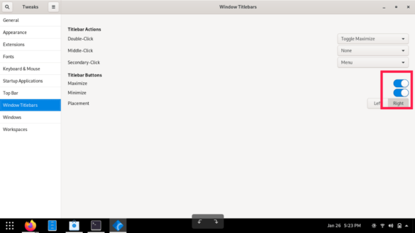 Enable Minimize And Maximize Buttons In Fedora - OSTechNix