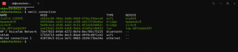 Connect And Disconnect WiFi From Commandline In Linux - OSTechNix