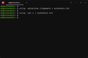 Copy File Contents Into Clipboard Without Displaying Them - OSTechNix