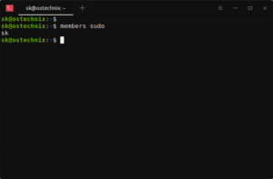 How To List The Members Of A Group In Linux - OSTechNix